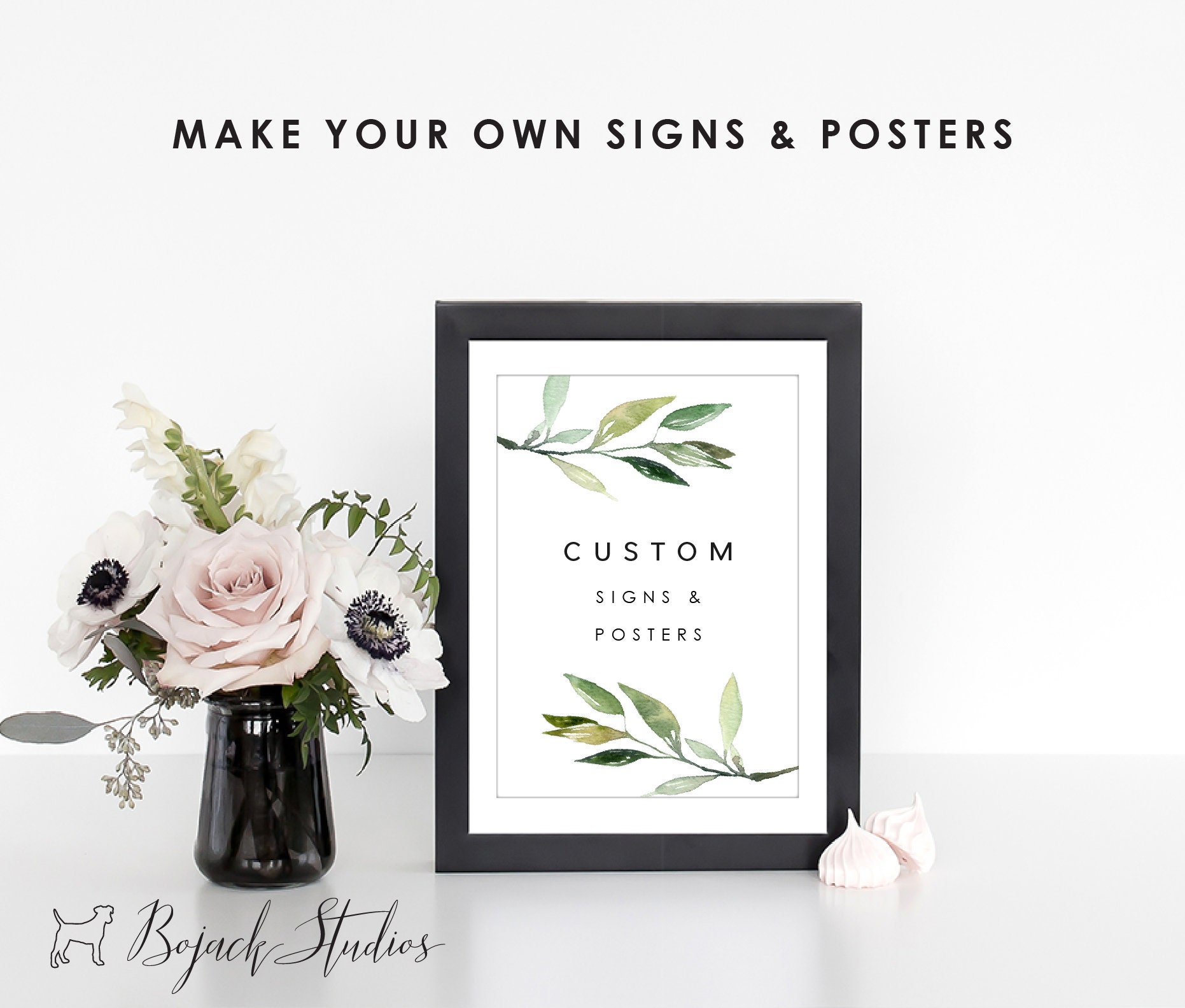 Seating Sign, Botanical Seating, 8x10 Seating Wedding Sign, DIY Find ...