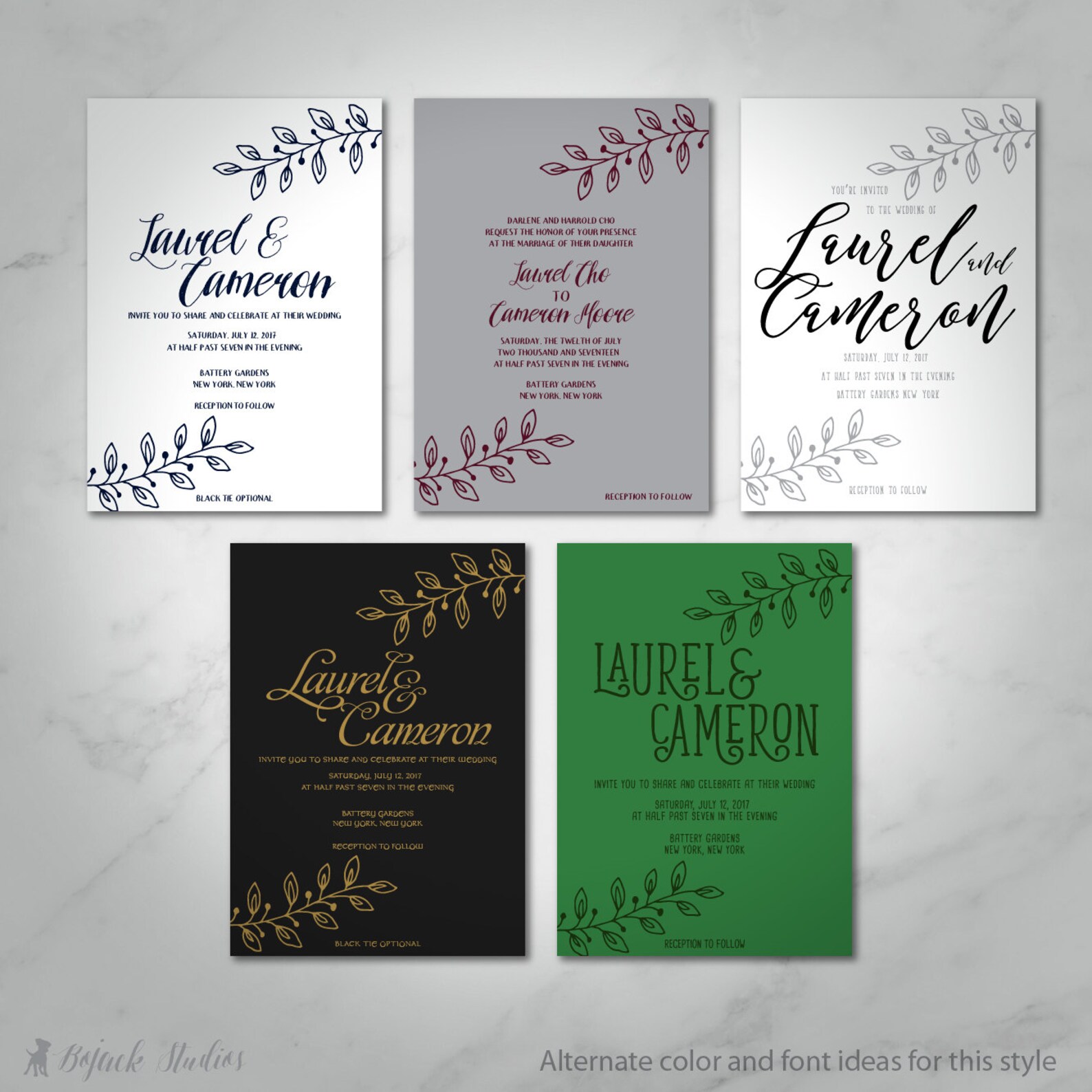 Small Wedding Invitation Info Card, Wedding Website Card, Wedding ...