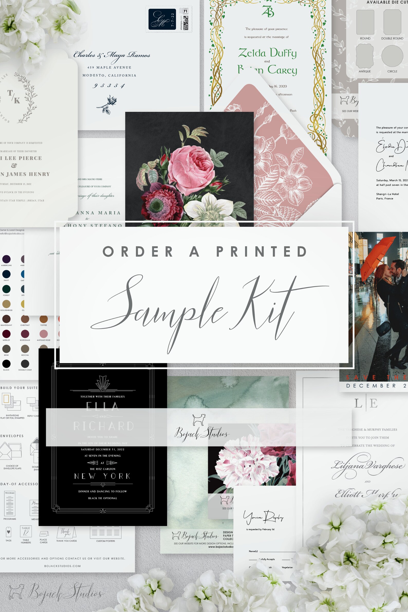 MILA Botanical Wedding Buffet Menu Poster, Printable Menu Poster ...