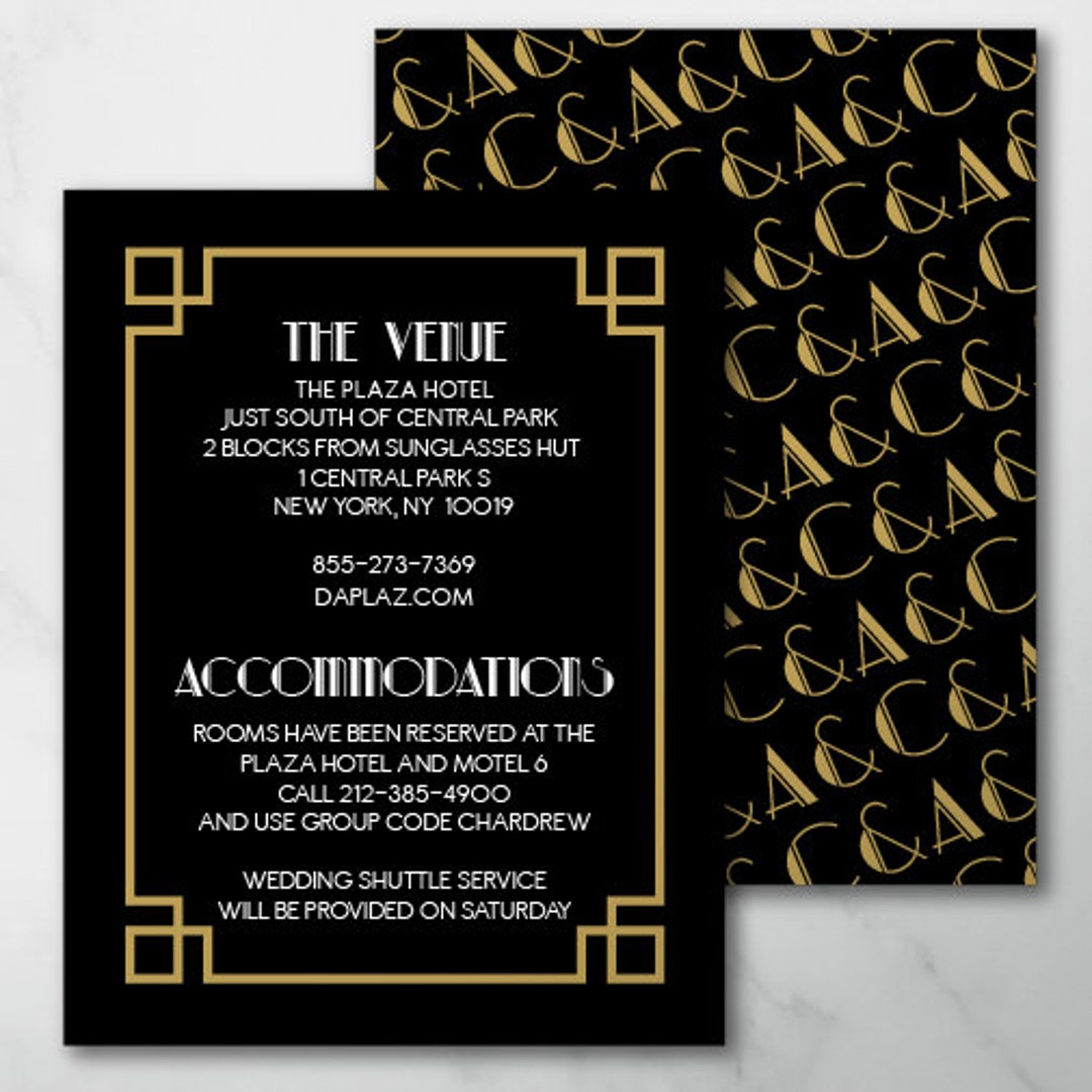 Charlotte | Large Insert | Info Card | Digital Info Card | Printed Info ...