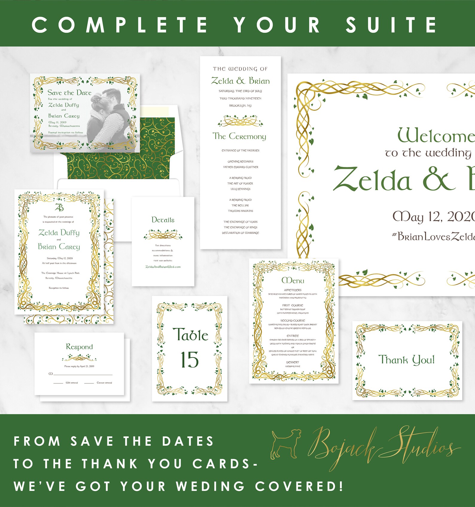 Woodland Fantasy Wedding Invitations Fairy Tale Wedding - Etsy