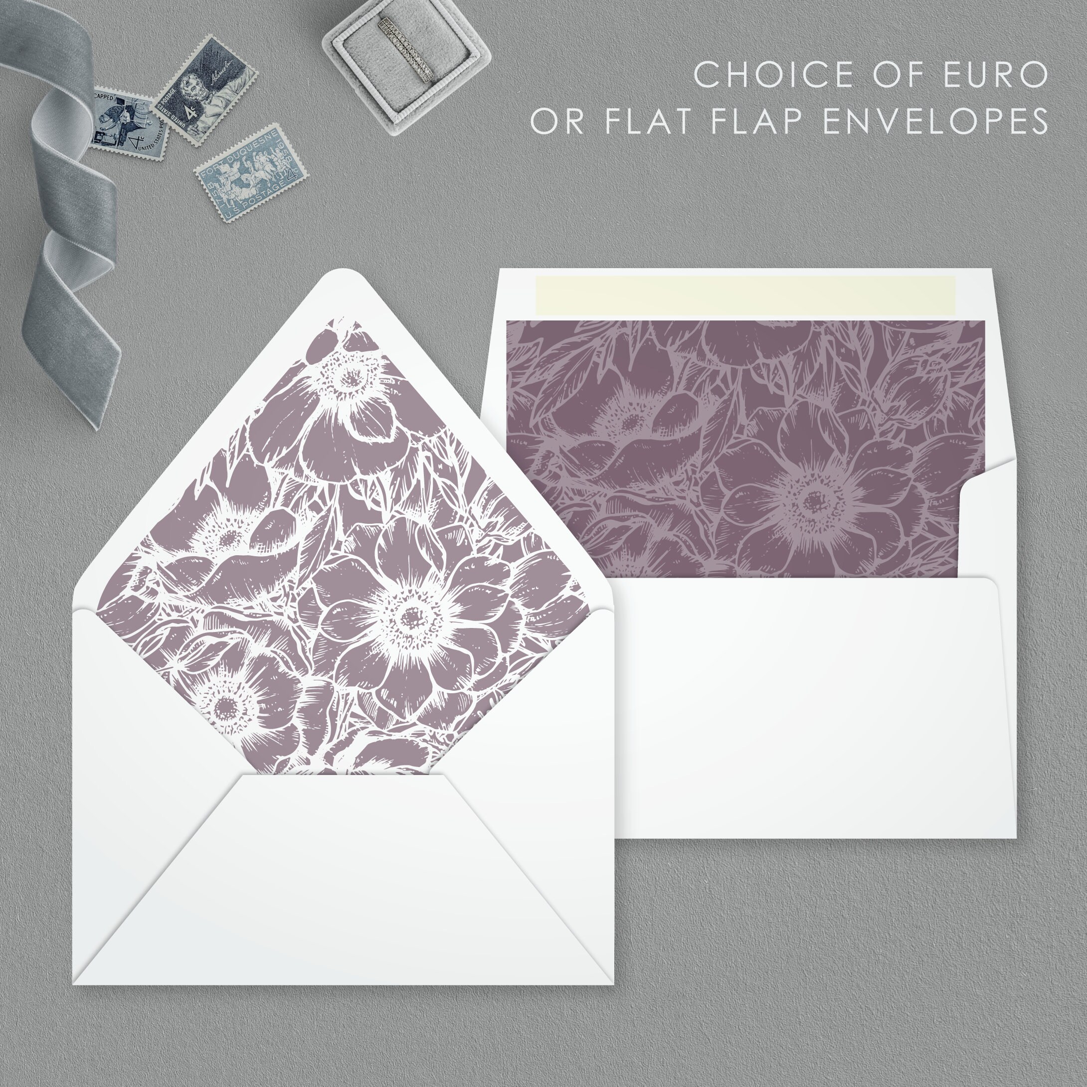 Envelope Liners Custom Design Wedding Invitation Envelope | Etsy