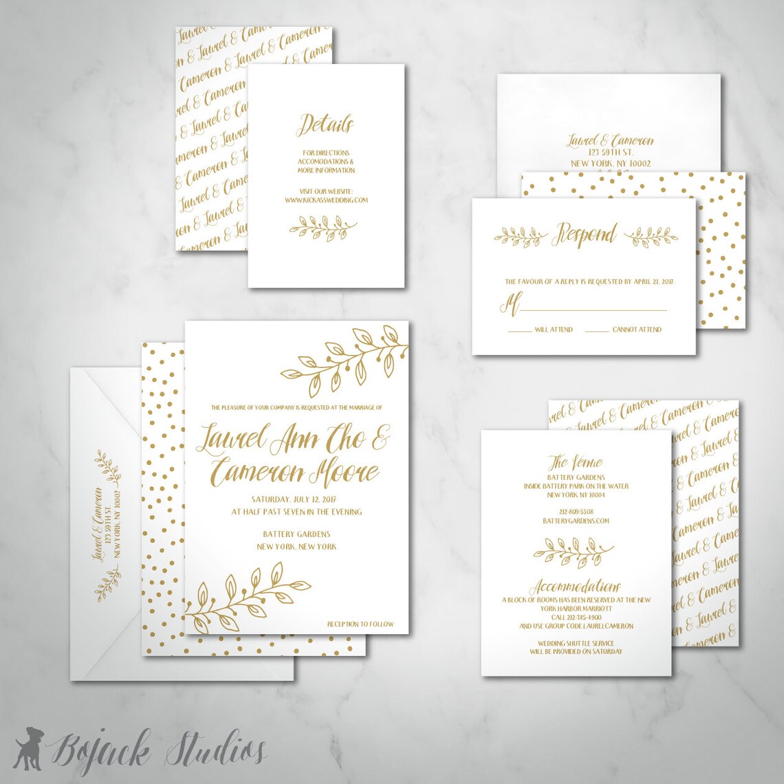 Small Wedding Invitation Info Card, Wedding Website Card, Wedding ...