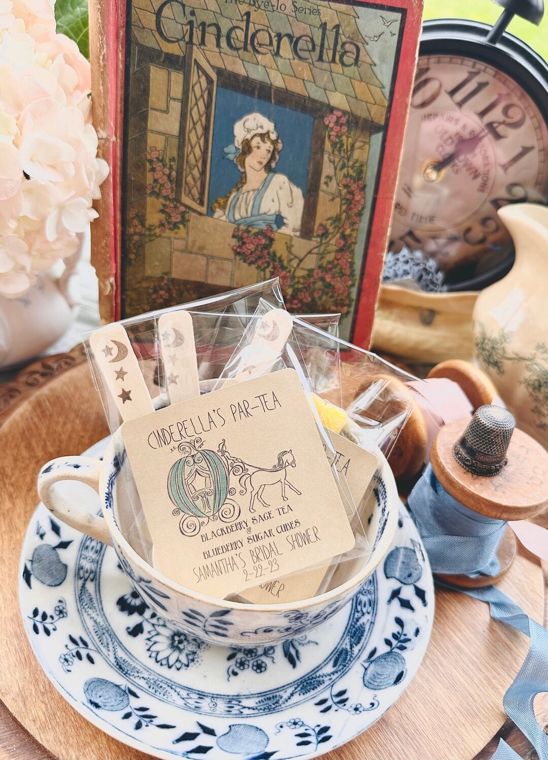 Personalized Cinderella Tea Party Favors ( 10 Favors) - Etsy