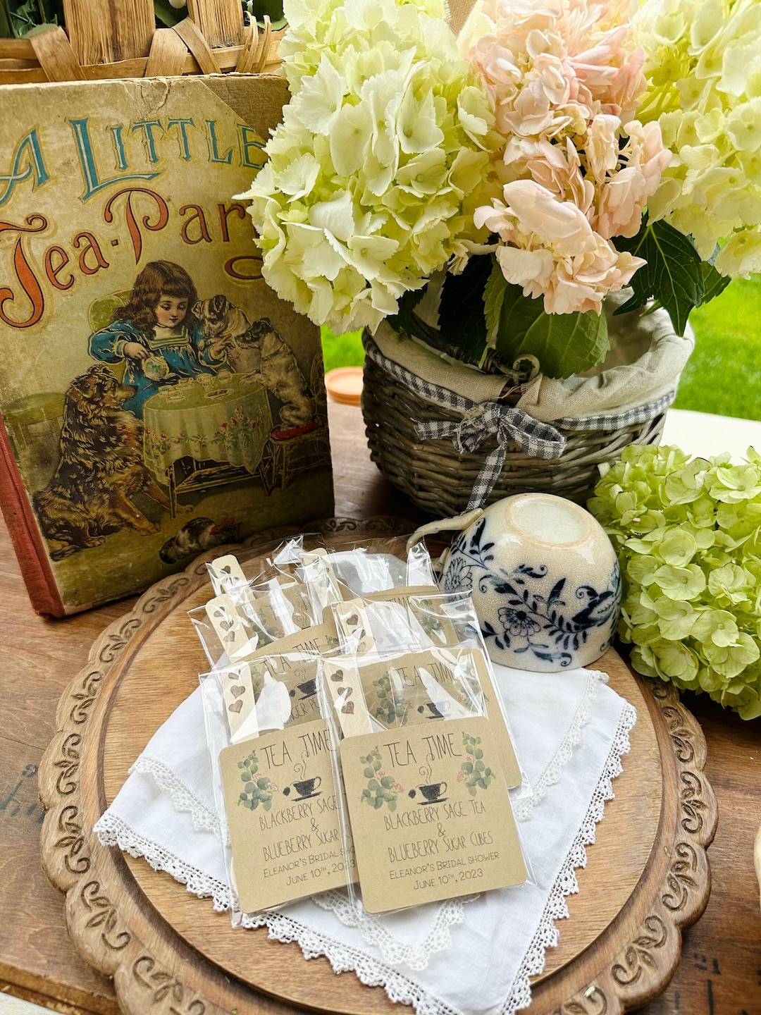 Tea Party Personalized Favors (10 Favors) - Etsy