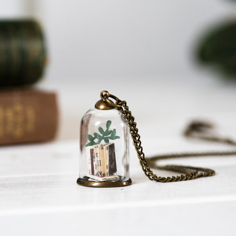 Mini Book Jewelry - Etsy