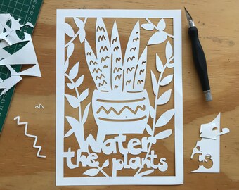 Paper Cutting 3D Pattern Template Layered Paper Art | Etsy