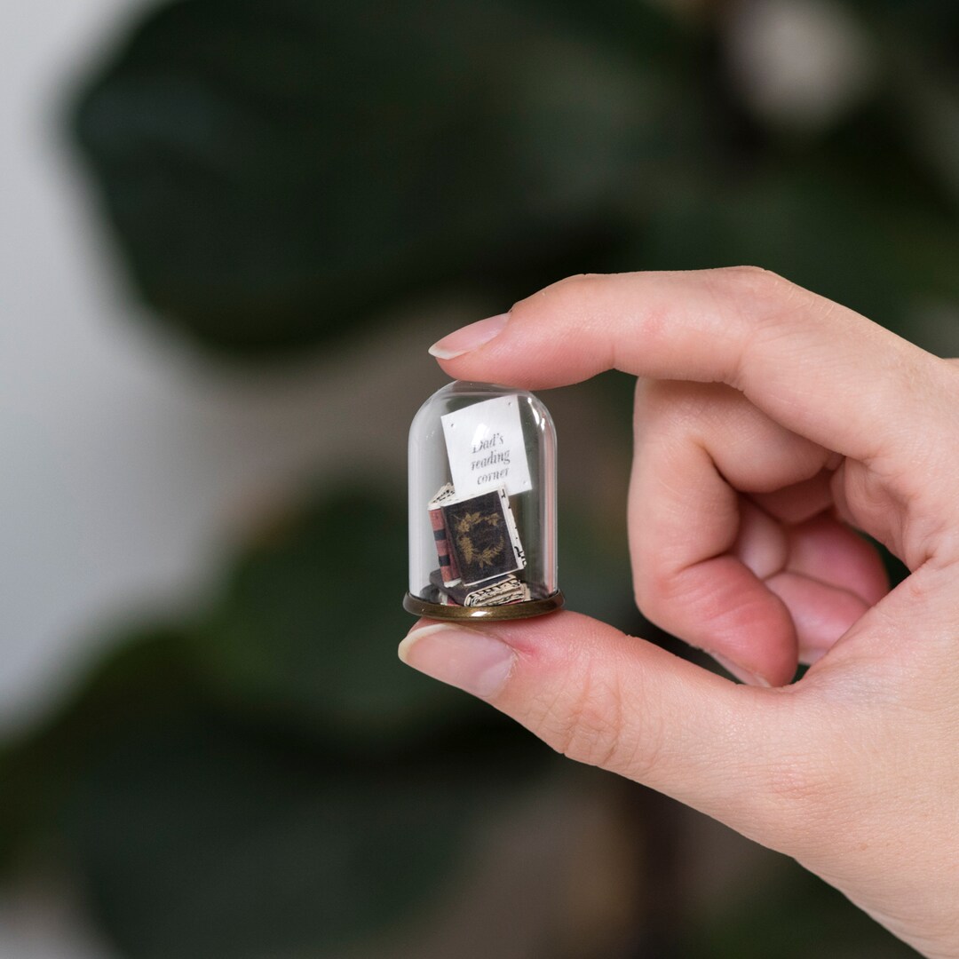 Miniature Library With Personalised Note, Message in Mini Book - Etsy