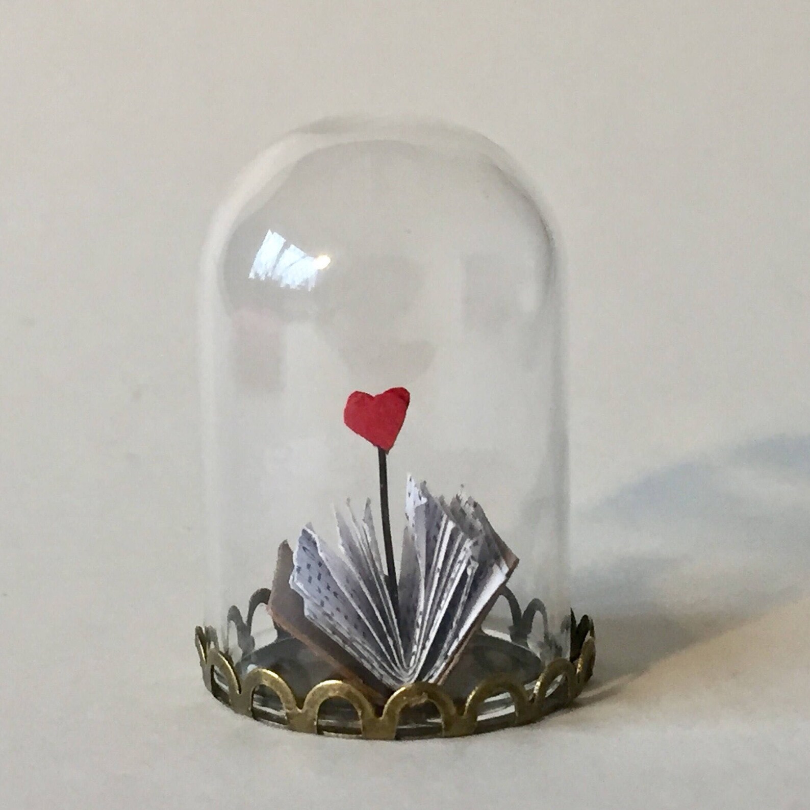 Book Miniature Paper Art Mini Book Ornament | Etsy