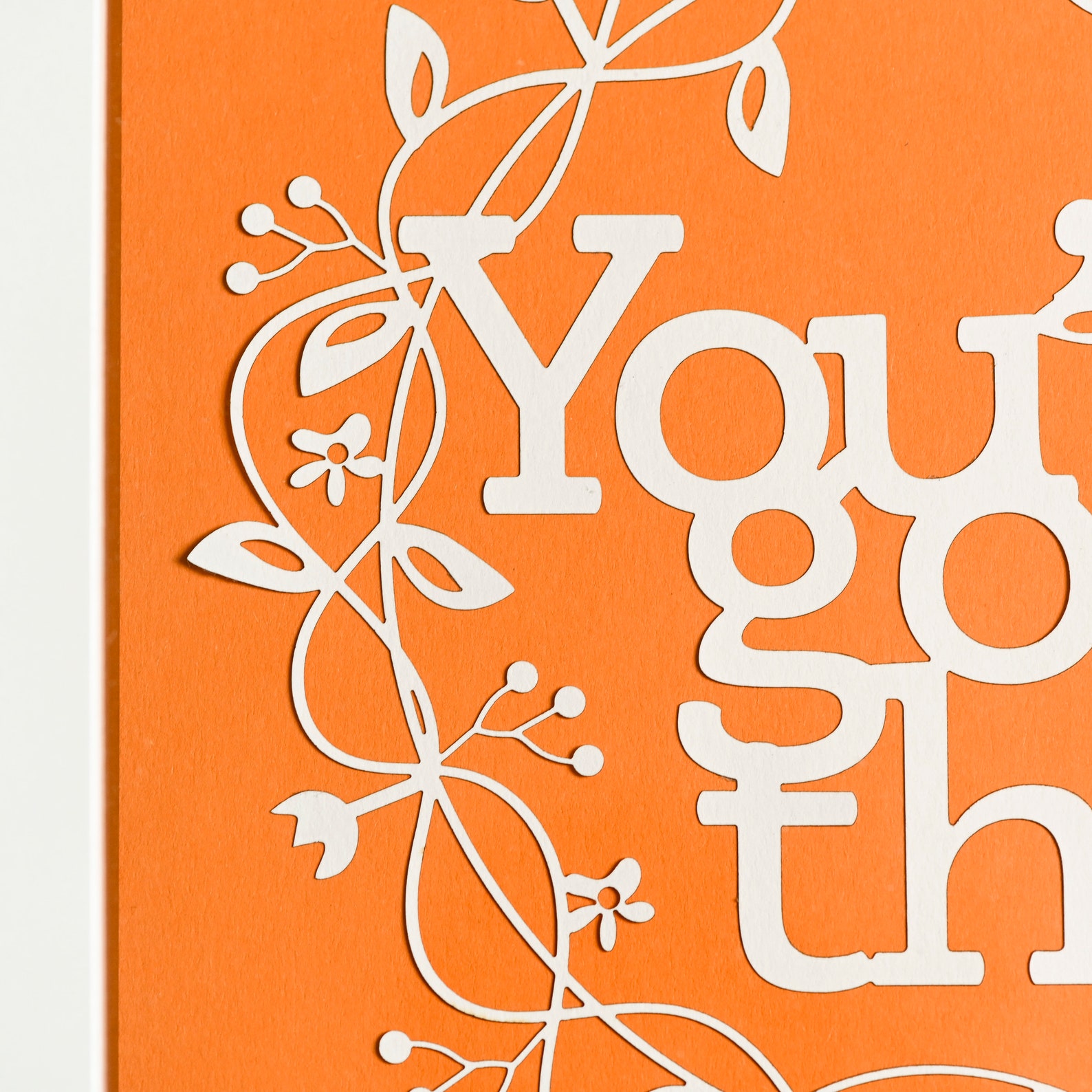 Paper Cutting Template You've Got This Positive - Etsy