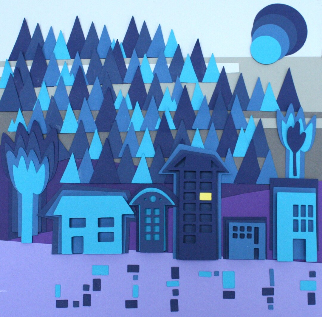 Paper Cutting 3D Pattern Template, Layered Paper Art - Etsy