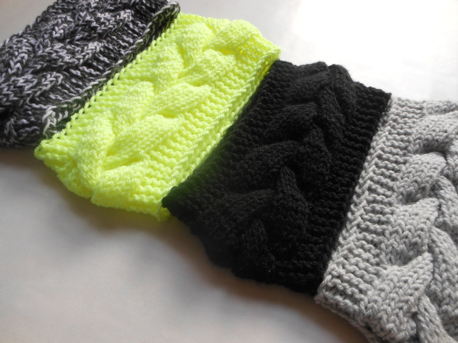 Knit Cable Headband Ear Warmer Head Warmer Choose Color Etsy