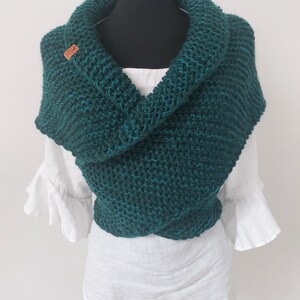 Outlander Inspired Hand-knitted Shawl Wrap | Rustic Celtic Style | Wool ...