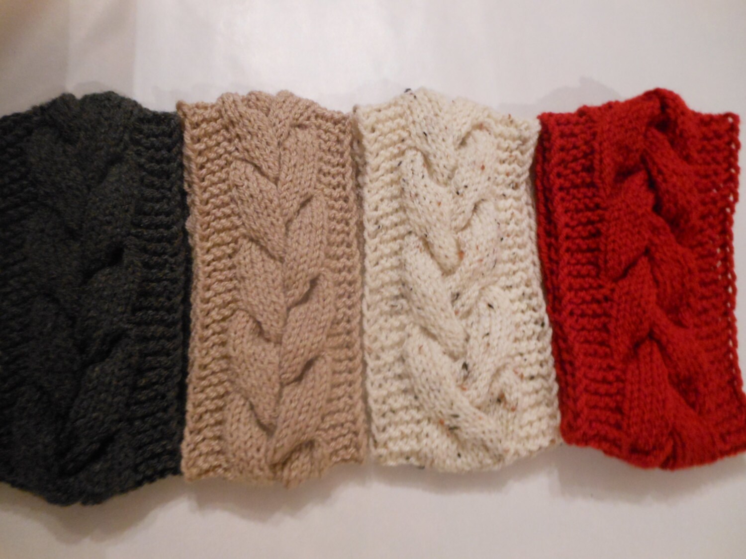 Knit Cable Headband Ear Warmer Head Warmer Choose Color Etsy
