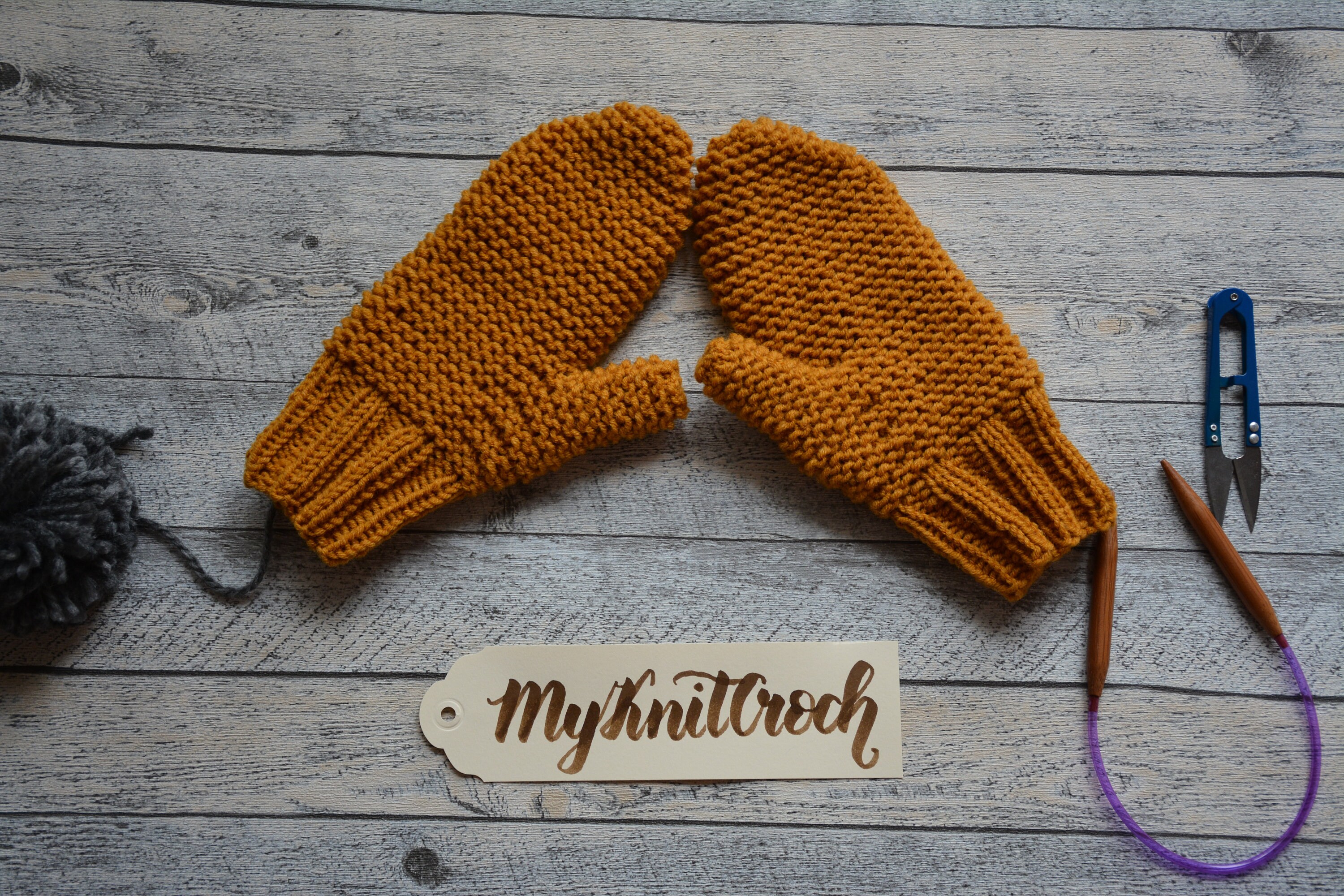 Hand Knitted Mittens Gloves Women's Mittens Yellow Mittens - Etsy