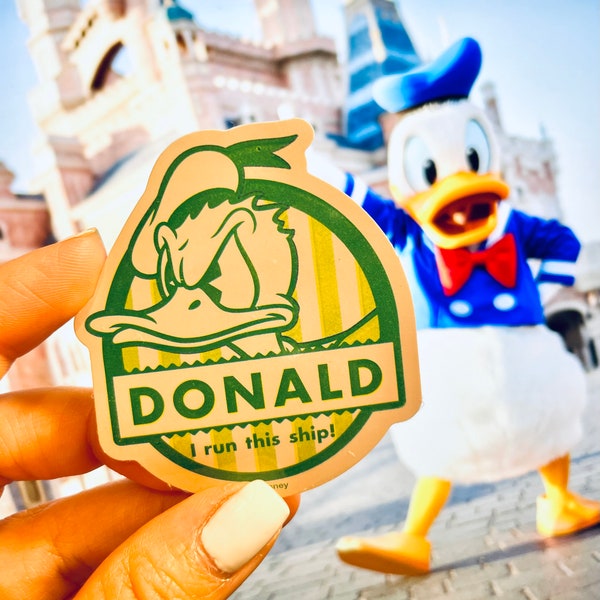 Donald Duck Sticker - Etsy