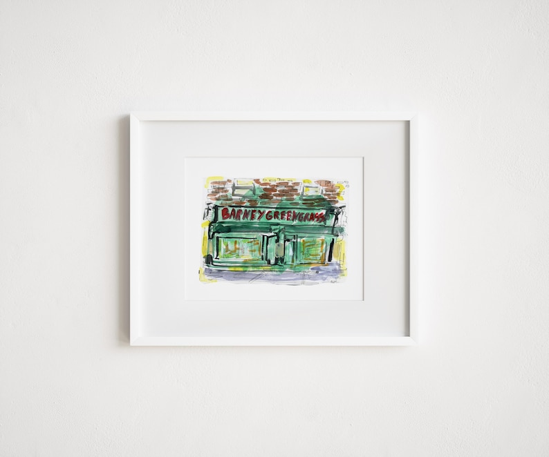 Barney Greengrass Upper West Side Storefront - Print and Framed ...