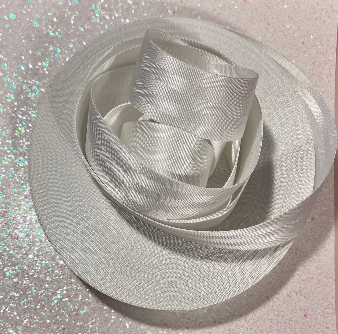 1 1/2" White Nylon Webbing BY THE YARD! - Etsy