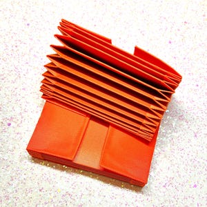 Accordion Wallet Inserts Assorted Colors 10 Slot Credit Card Insert - Etsy