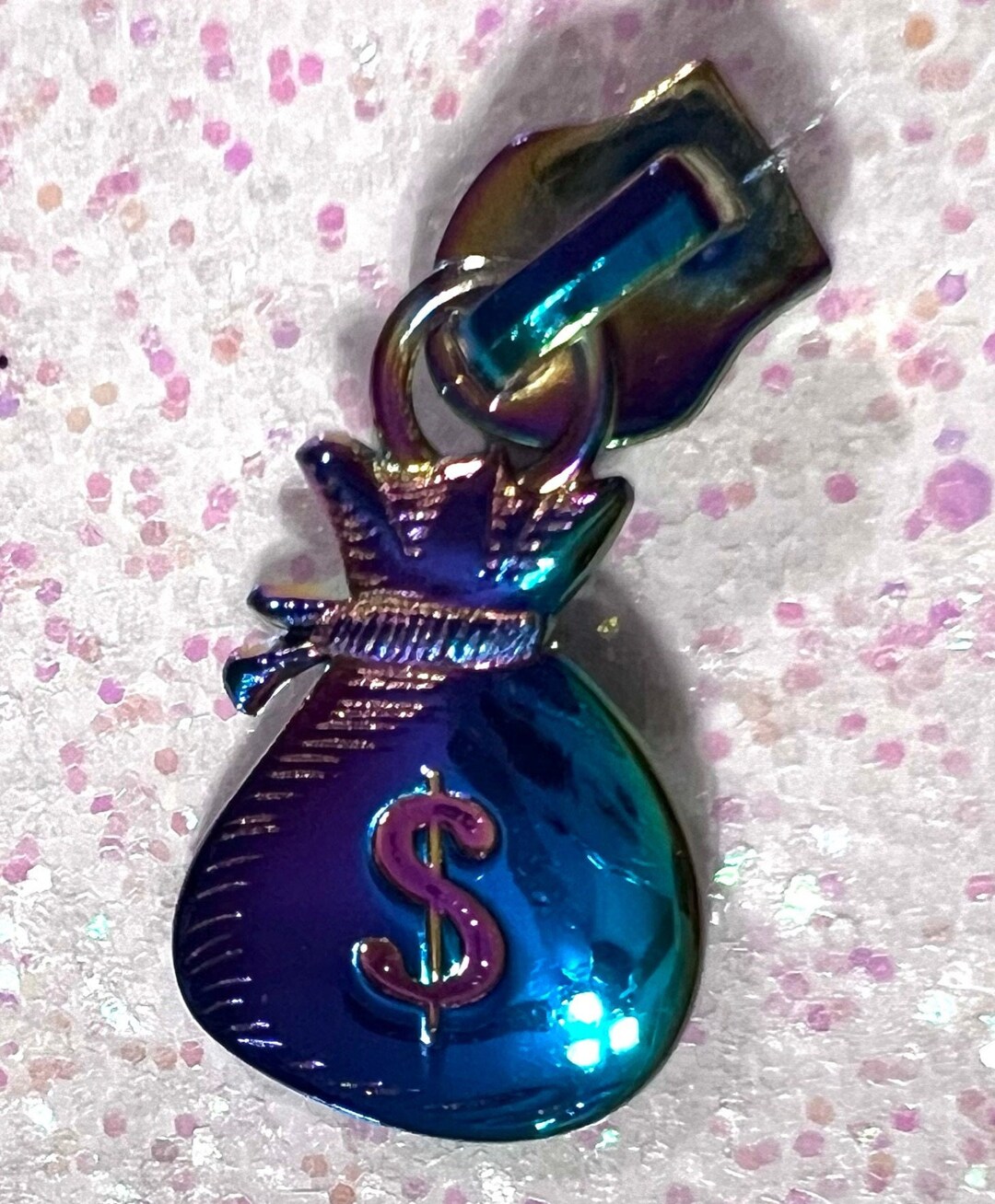 Rainbow Money Bag #5 Zipper Pull *set of 4* - Etsy