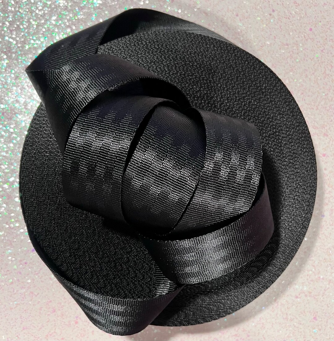 1 1/2" Black Nylon Webbing BY THE YARD! - Etsy