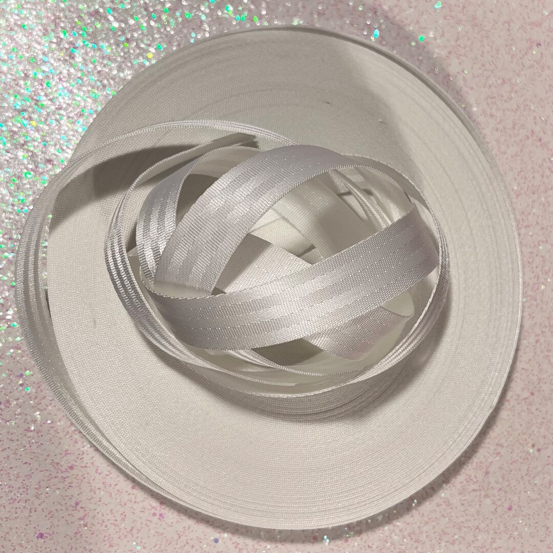 1" White Nylon Webbing BY THE YARD! - Etsy