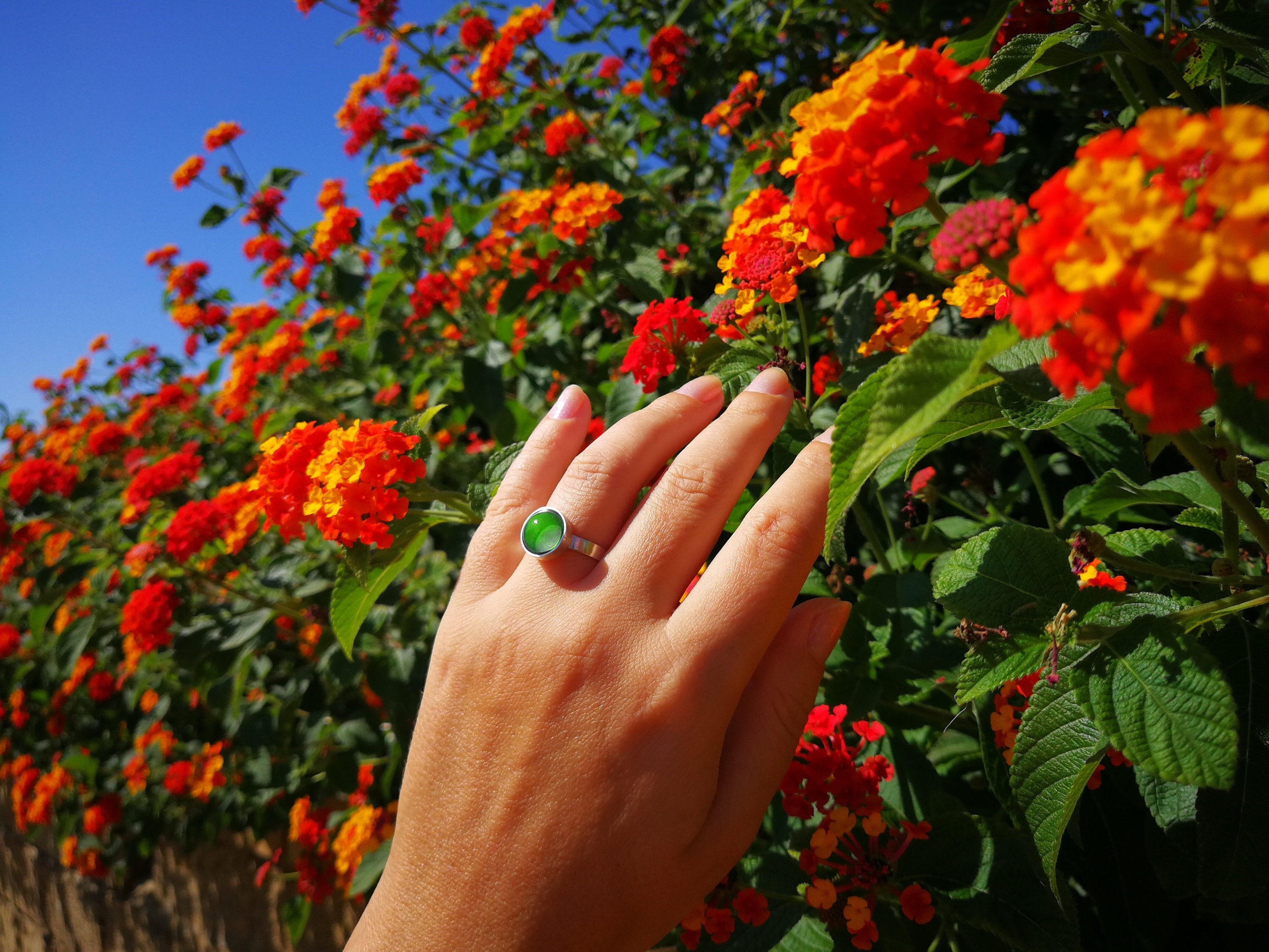 Princess of the Silver Light Mood Ring Adjustable or | Etsy