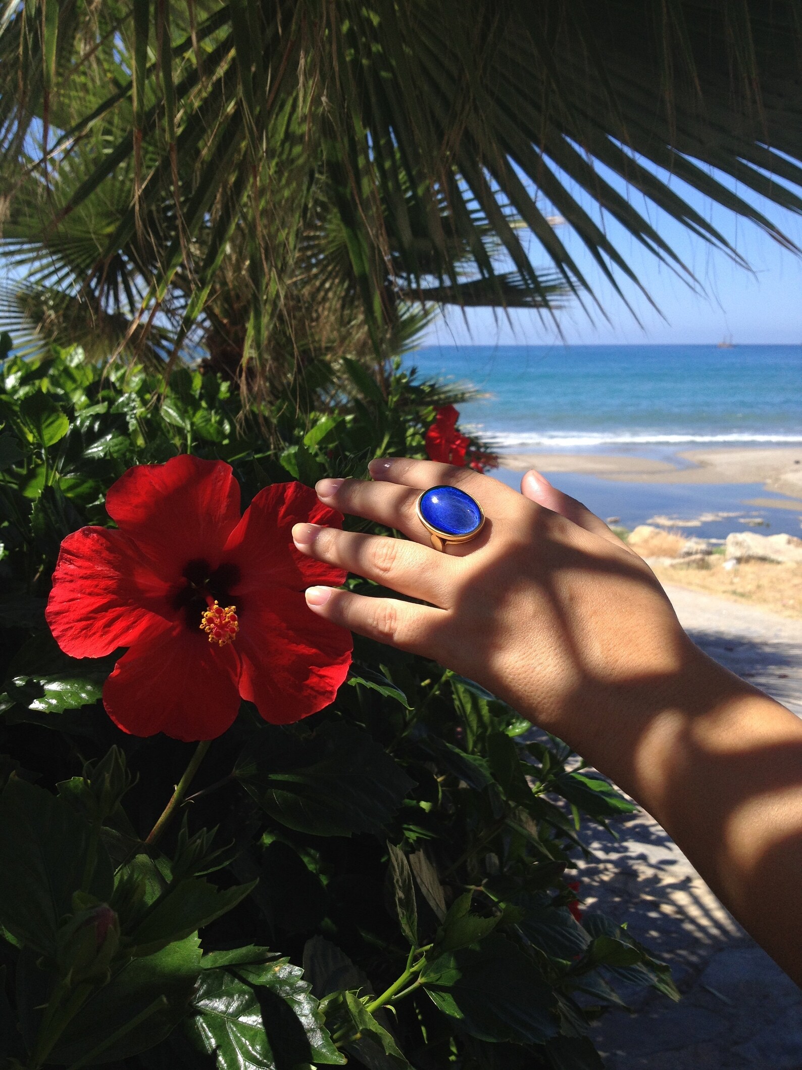 Golden Ring of Wishes - Mood Ring - 25x18 Mm - 24k Gold Plated Sterling ...