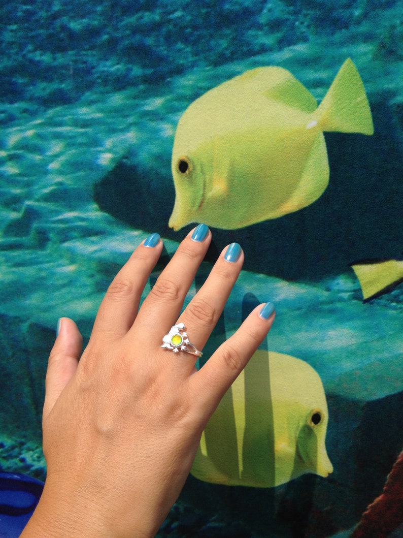 Princess of the Ocean Mood Ring Adjustable 5 Mm | Etsy