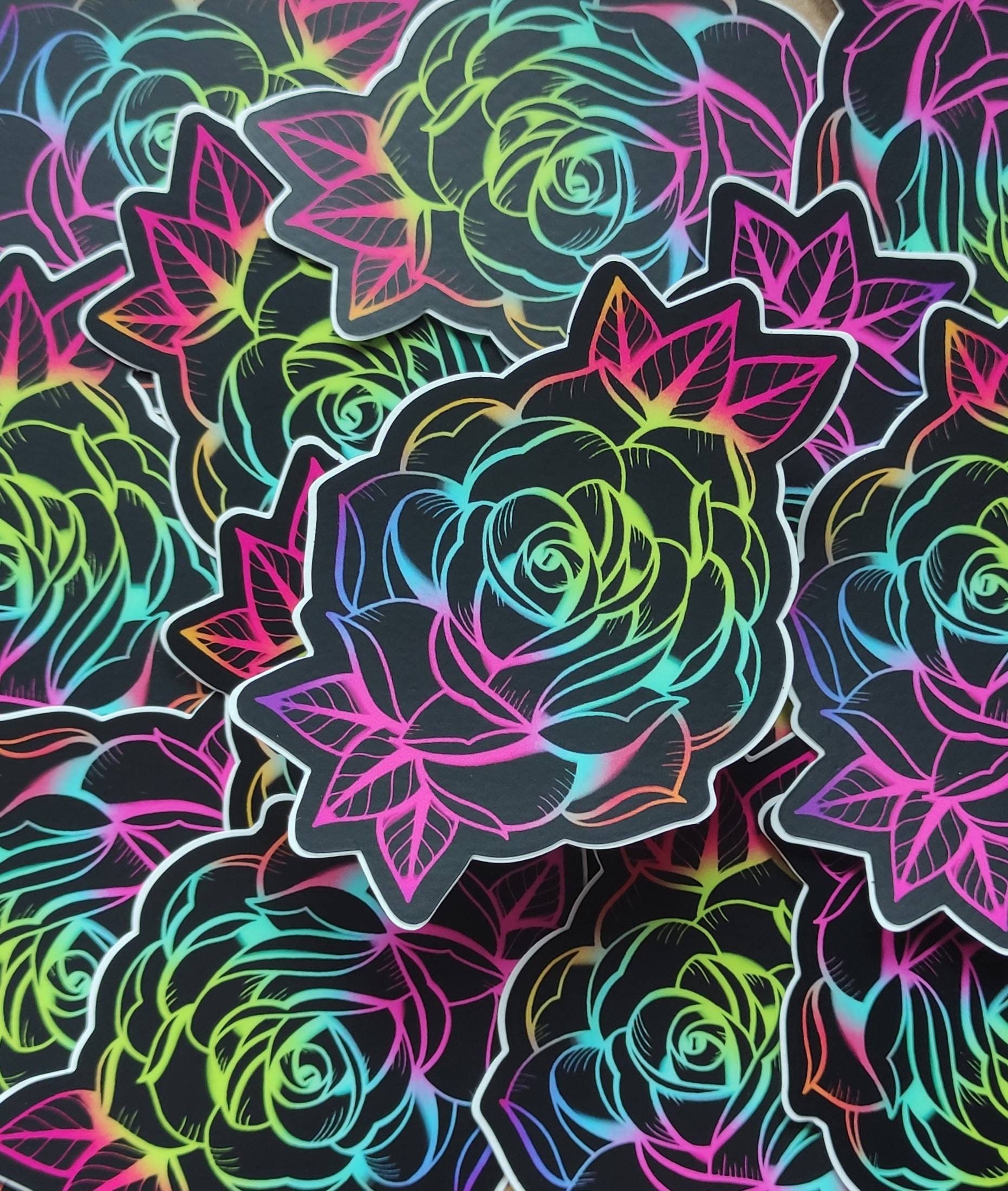 Trippy Flower Tattoos