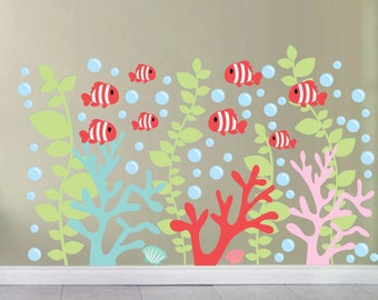 School of Fish Decal - Etsy