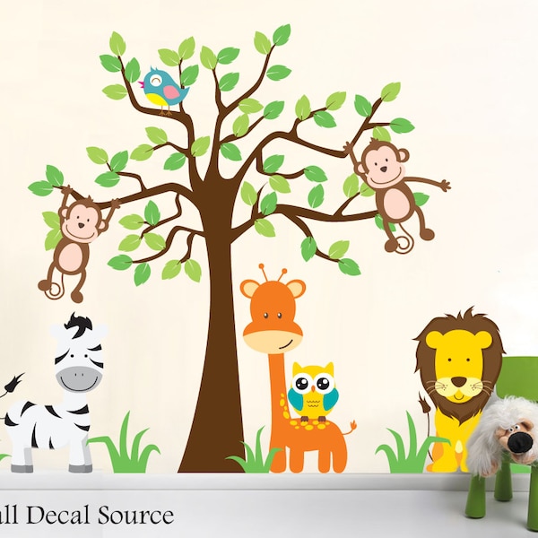 Jungle Wall Decals - Etsy