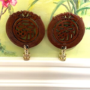 Chinoiserie Lamp Finials Asian Decorative Lighting Accessories Classic ...