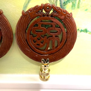Chinoiserie Lamp Finials Asian Decorative Lighting Accessories Classic ...