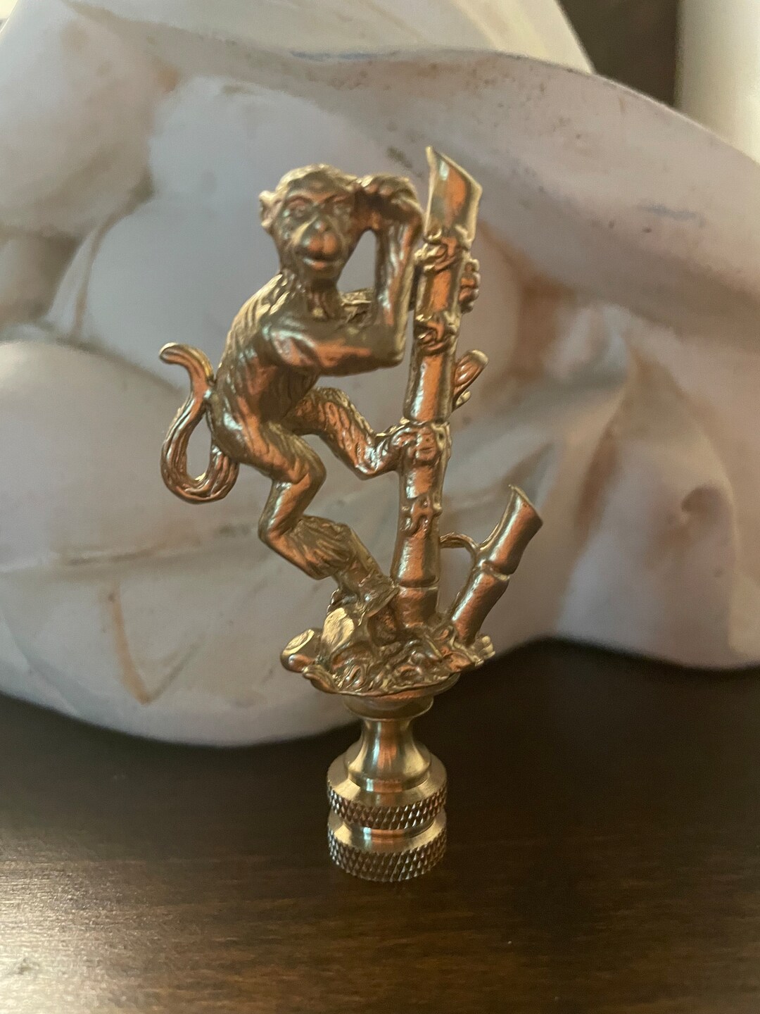 Monkey Lamp Finial Asian Decorative Lighting Accessory 3” Tall - Etsy