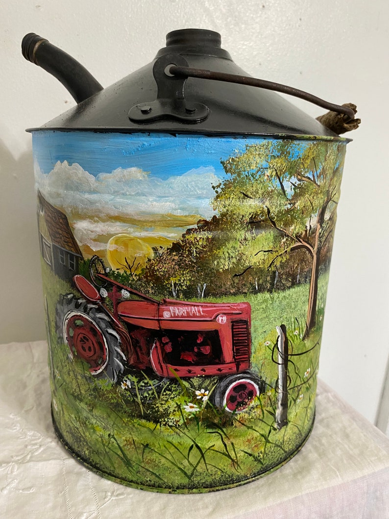 Older Model Farmall Tractor Setting in a Beautiful Pastoral Scene. - Etsy