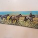 Western Scene of Horses and Farm Scene and Fencing Painted on - Etsy