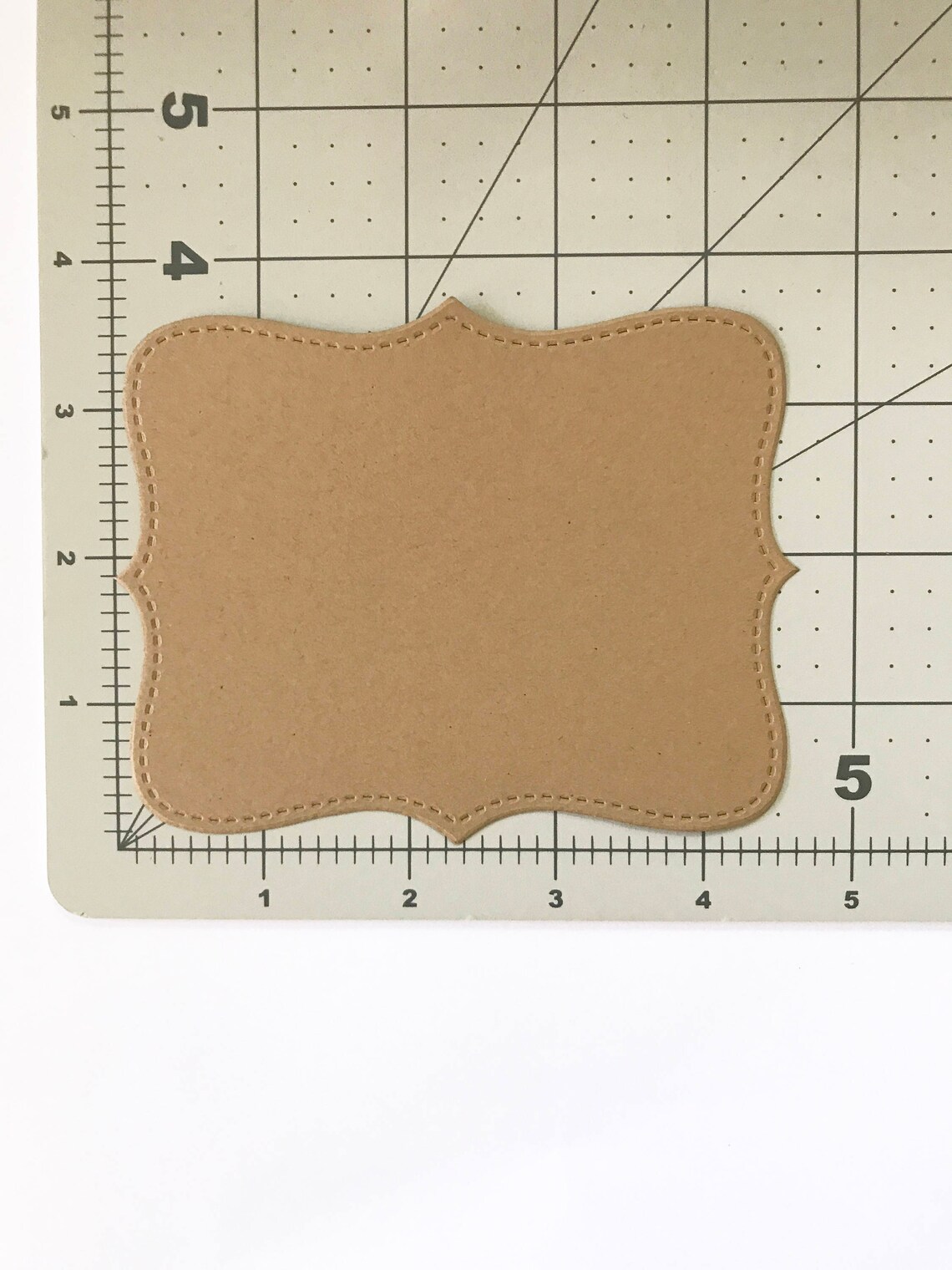 Die Cut Top Note 4.5" X 3.75" Place Card, Stampin up Top Note Labels ...