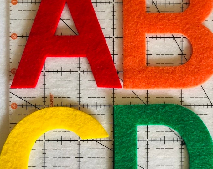 Wool Felt Letters 3 Tall Use for Banners Pick Your Letters and Colors ...