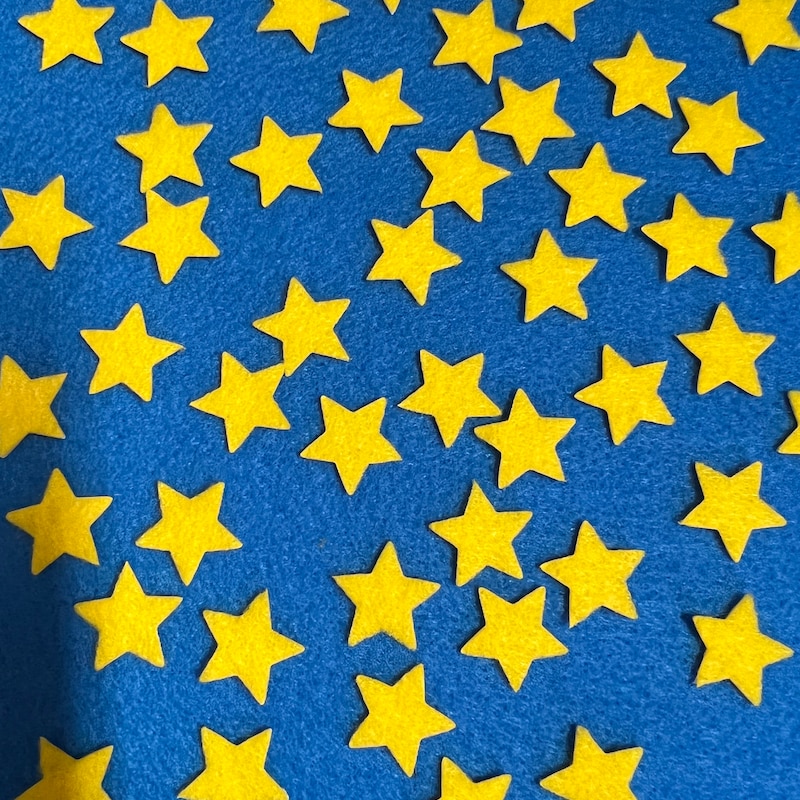 Mini Gold Star Buttons - Etsy