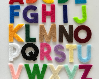 Sew on Letters - Etsy