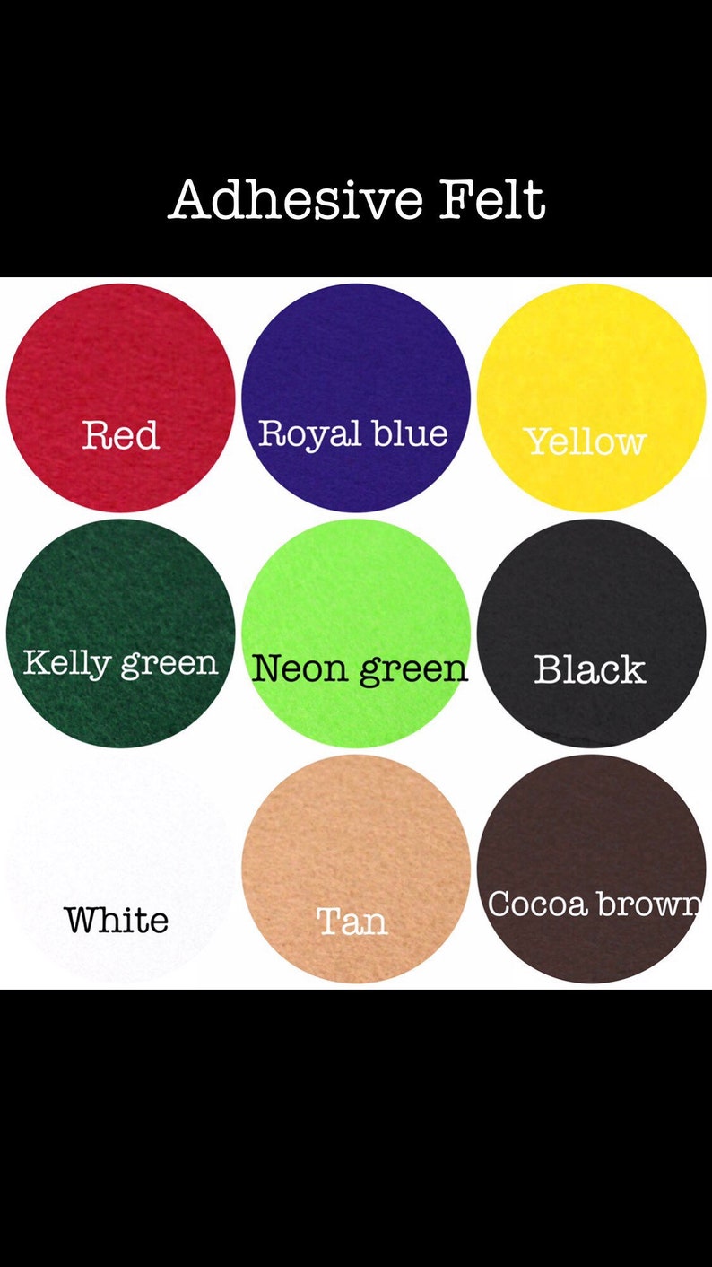 Adhesive Felt 1 Inch Felt Letters All Upper Case Alphabets - Etsy