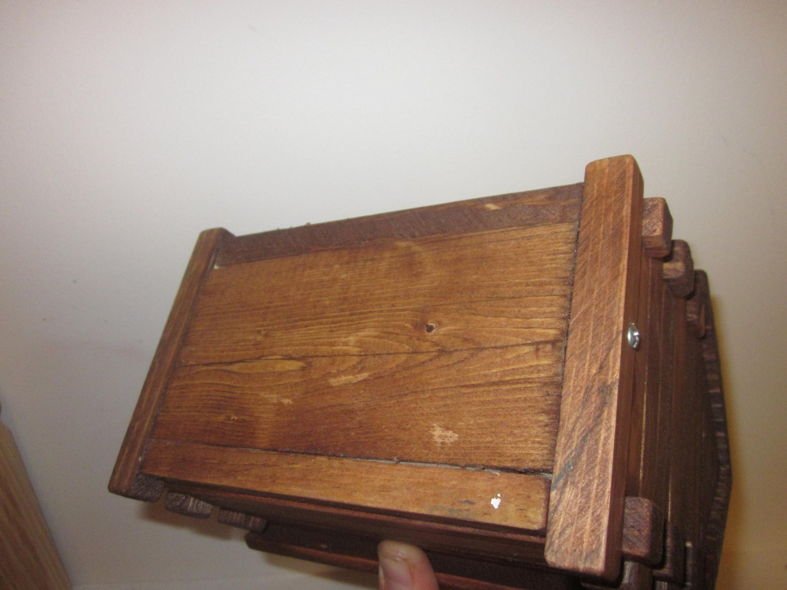 Handmade Wooden Log Cabin Bank - Etsy
