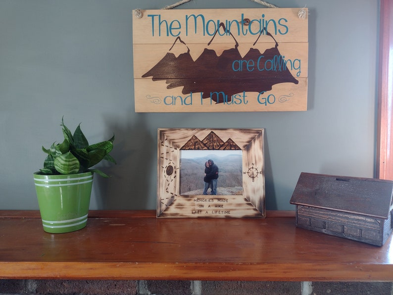 Hiking Frame Memories Made on a Hike Last a Lifetime Mountains - Etsy