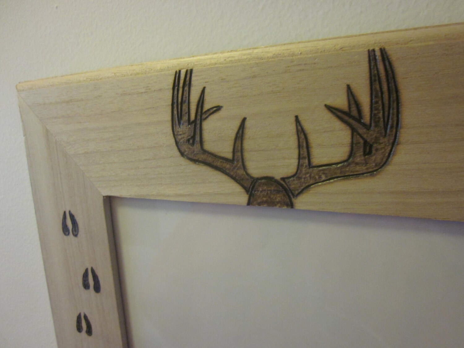 My First Deer / Buck With Date Wooden Wood Burned 5 X - Etsy