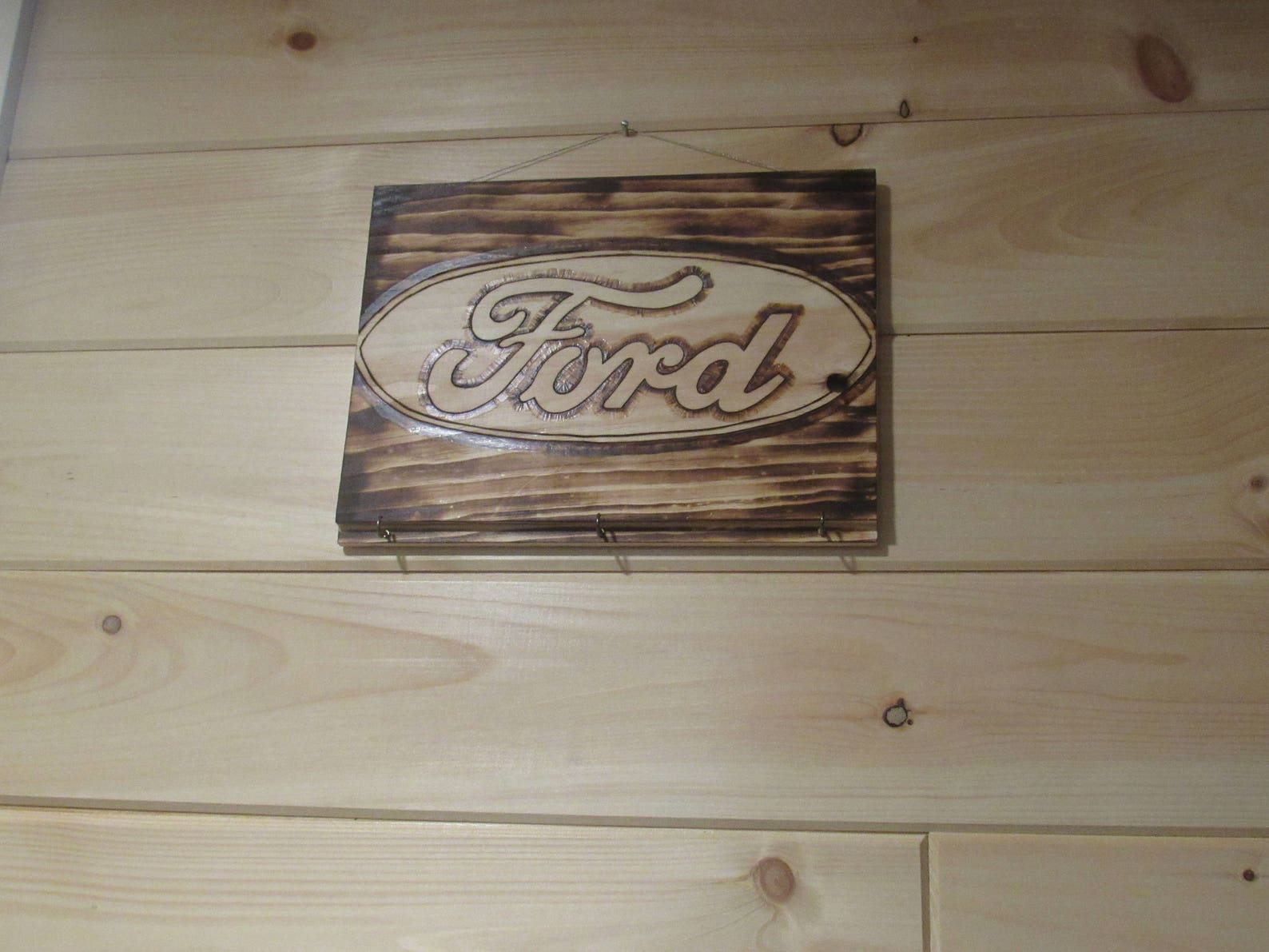 Ford. Name Sign. Woodburned Hanging Sign. Custom Request Available ...