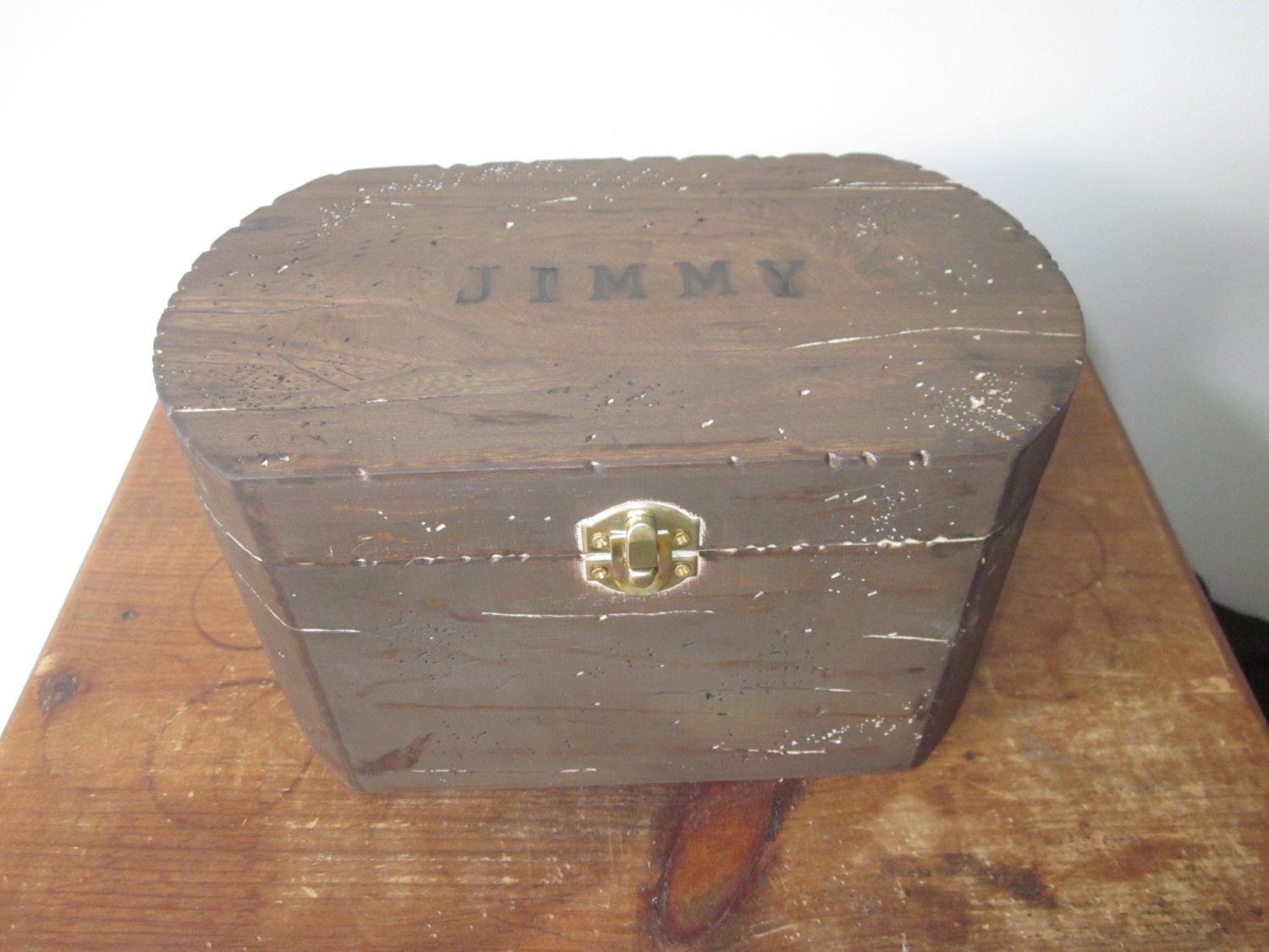 Personalized Pyrography Distressed Boxes. Name Only - Etsy