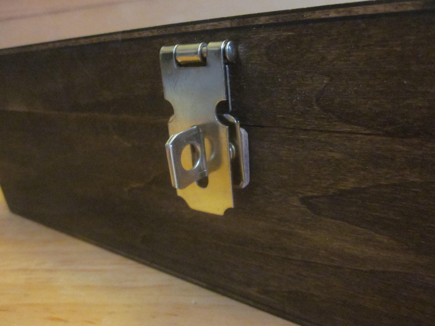 Large Briefcase Sized Box With Hasp for Locking Opton - Etsy