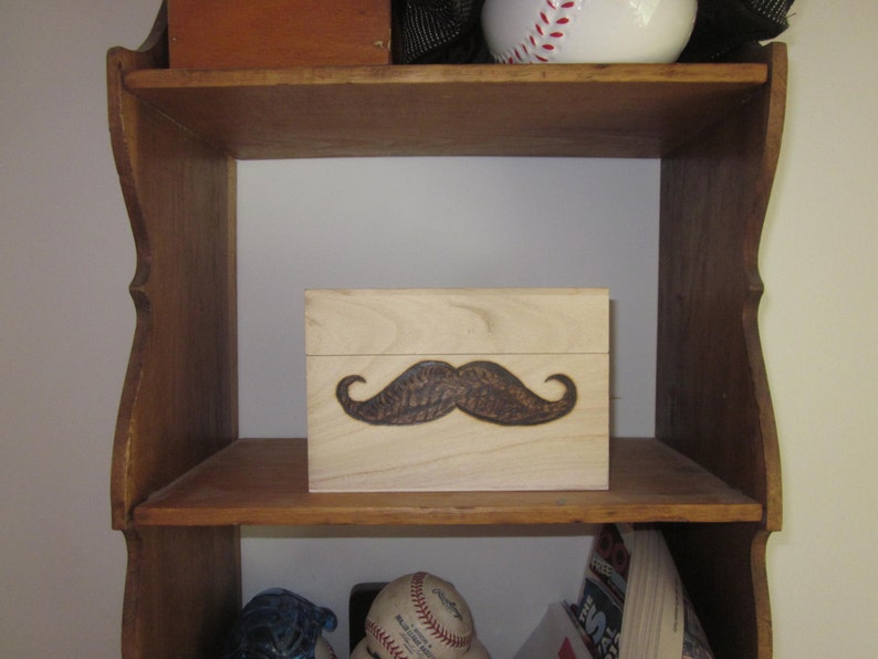 Mustache Box - Etsy
