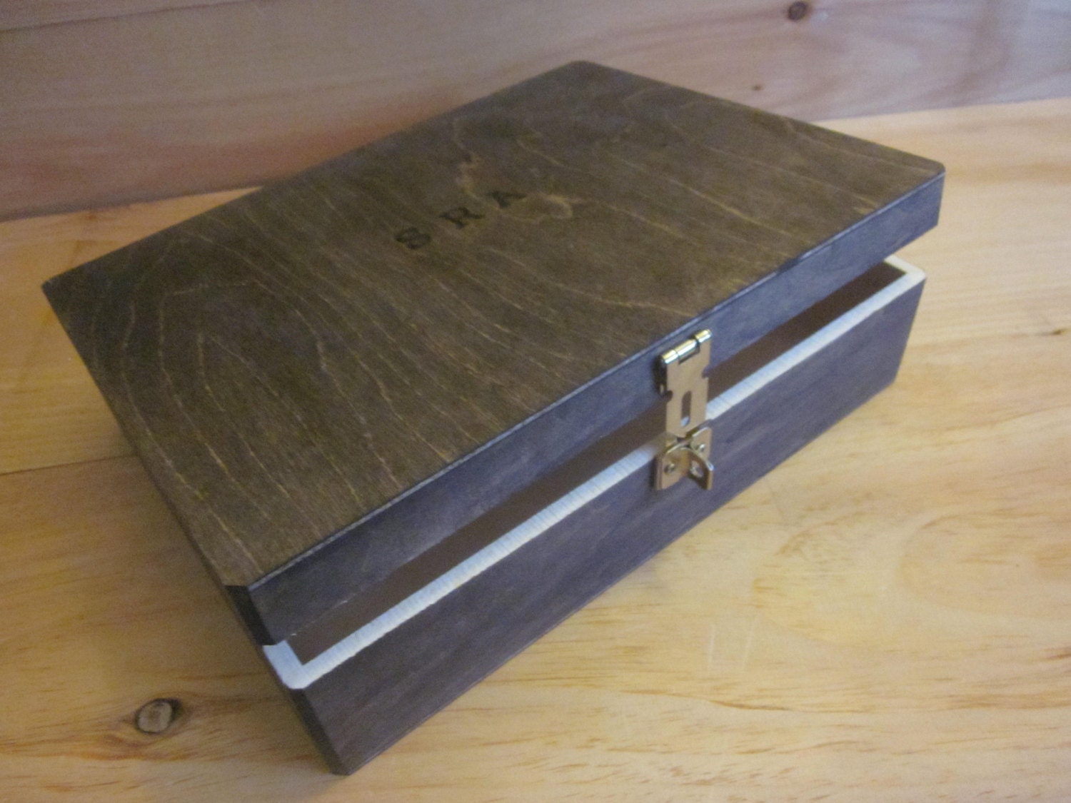 Large Briefcase Sized Box With Hasp for Locking Opton - Etsy
